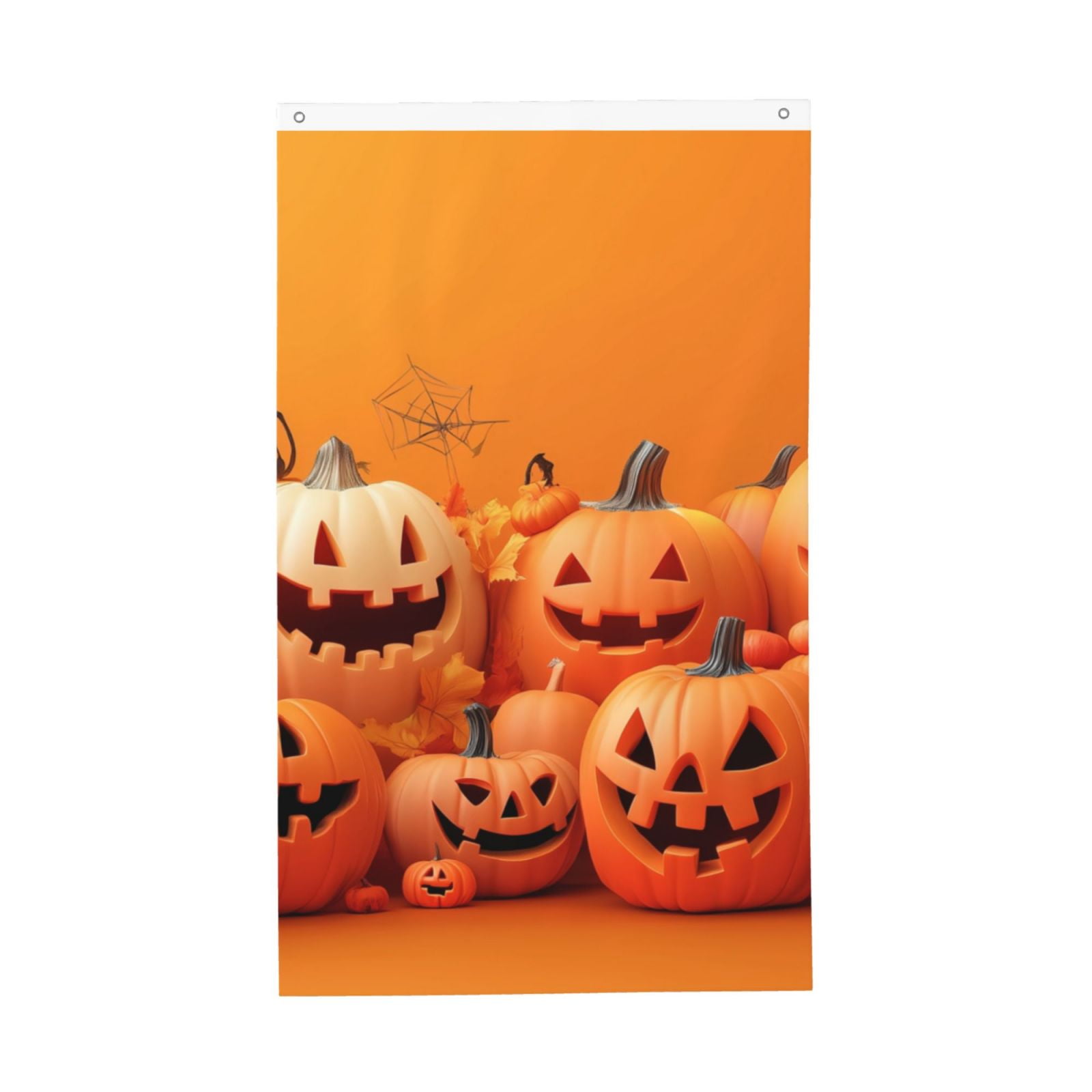 Halloween Garden Flags - Halloween Cute Pumpkin (3) Double Sided 3x5FT ...