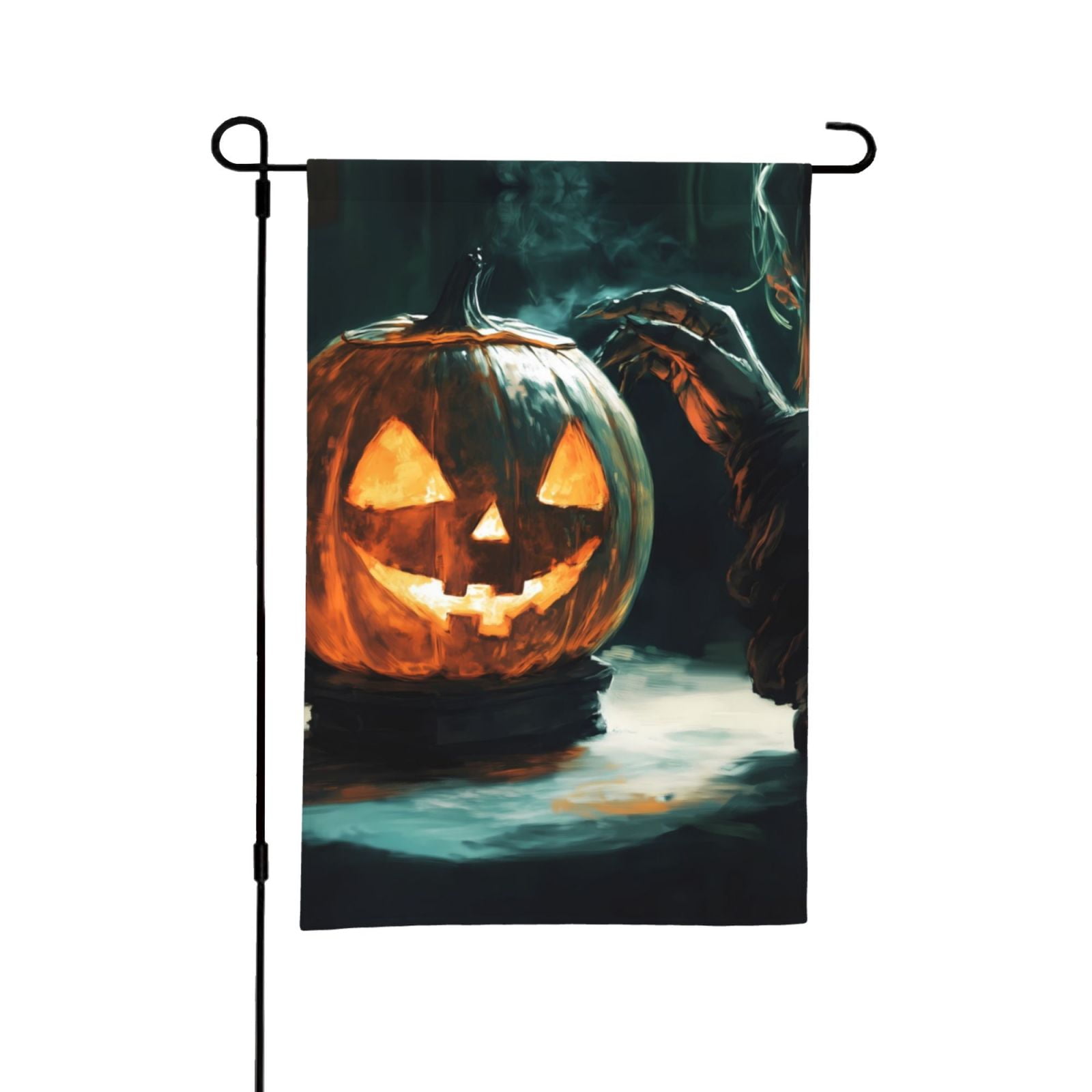 Halloween Garden Flags for Outside 12x18In - Halloween Witch Mysterious ...