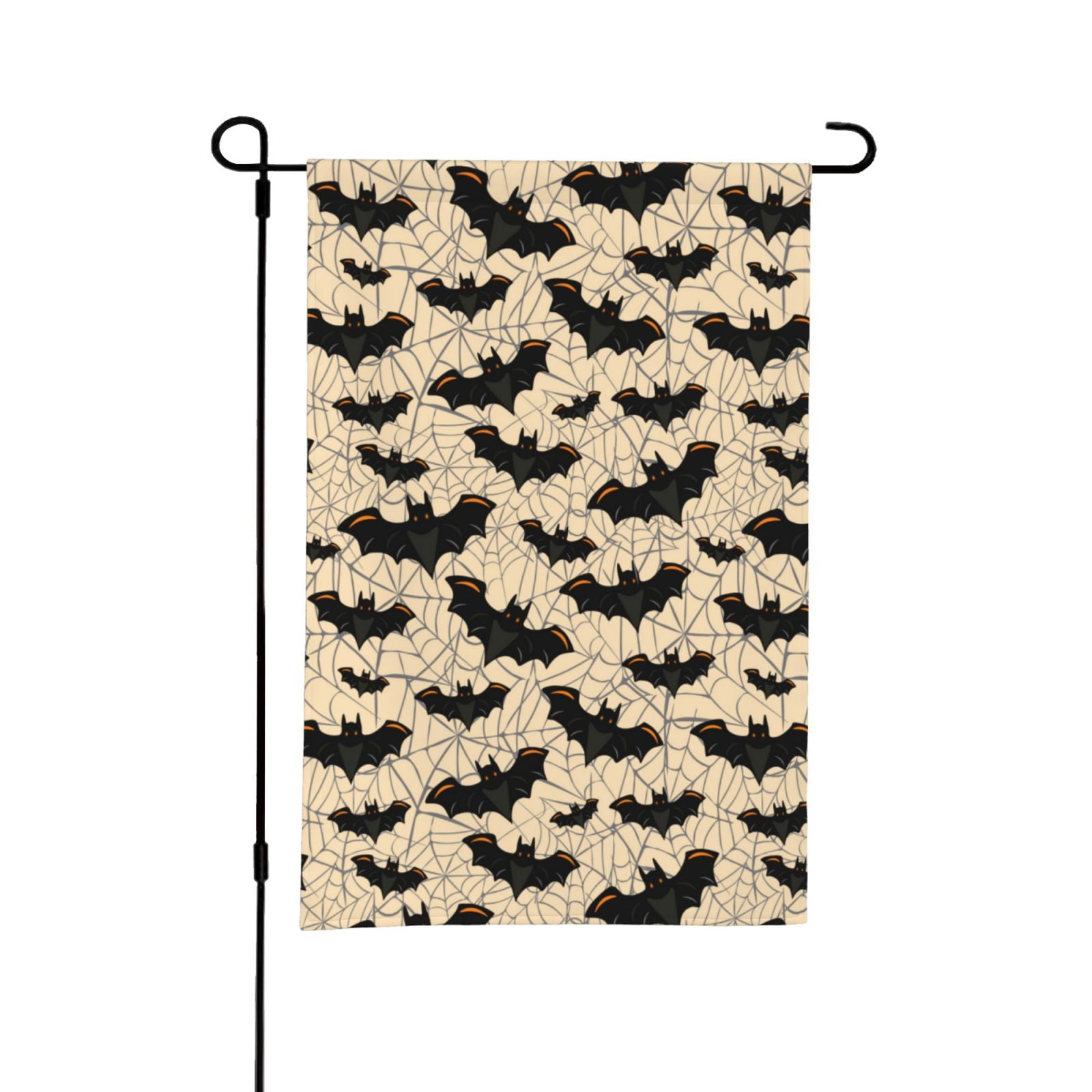 Halloween Garden Flags for Outside 12x18In - Halloween gothic Bats ...