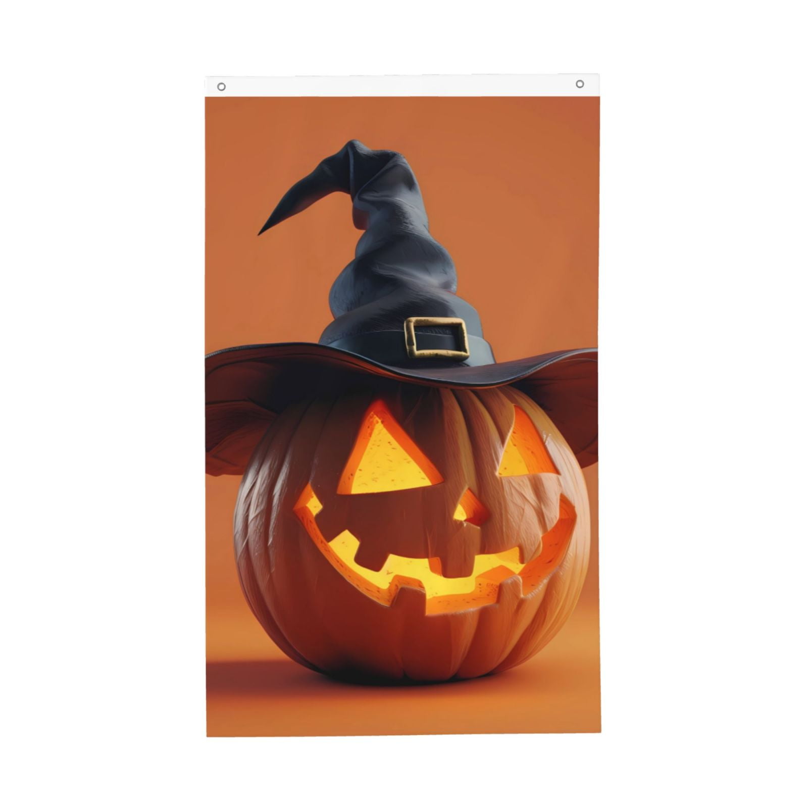 Halloween Garden Flags - Halloween Witch Hat Pumpkin Cute Double Sided ...