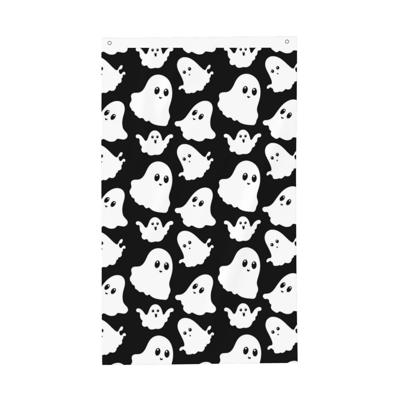 Halloween Garden Flags - halloween cartoon ghost Double Sided 3x5FT ...