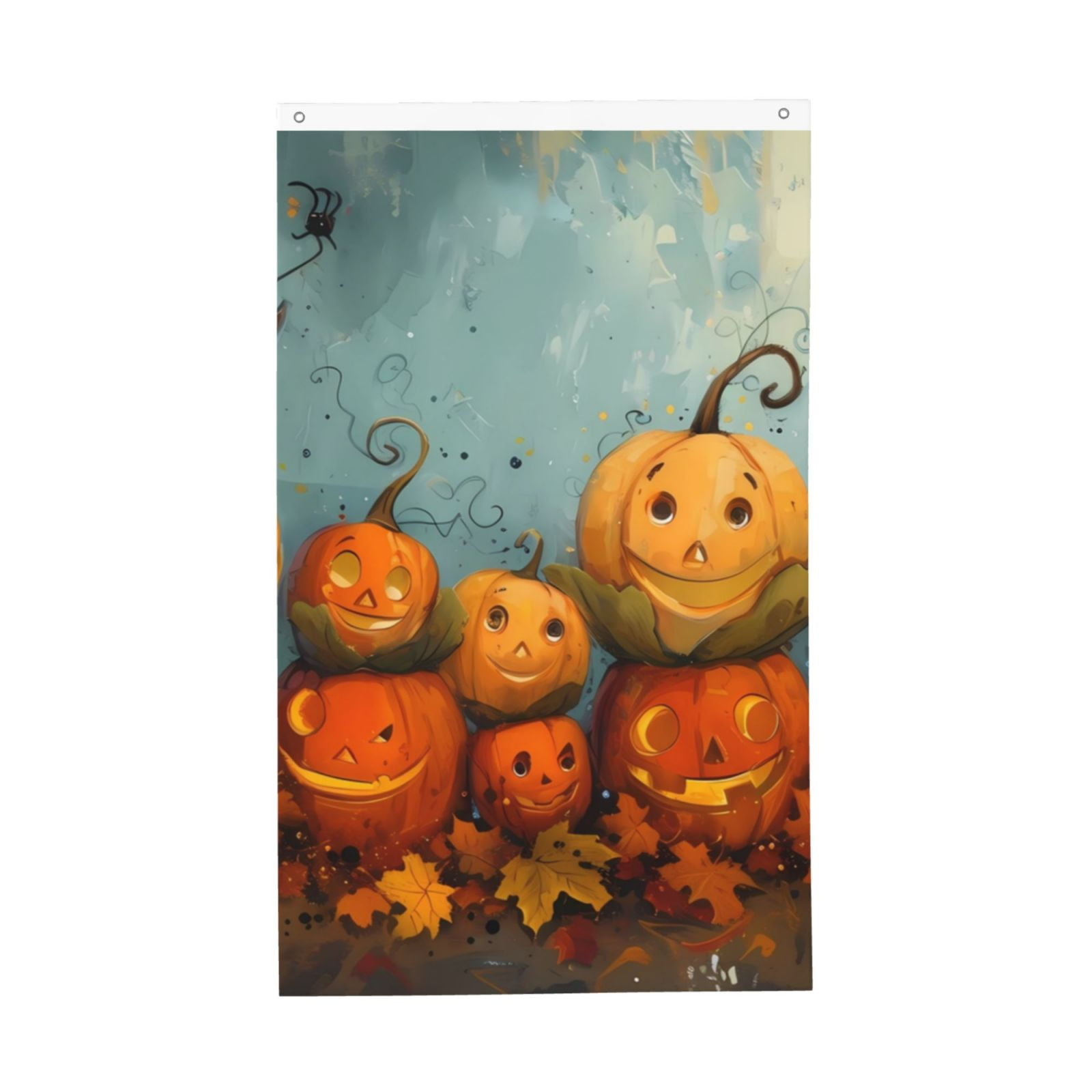 Halloween Garden Flags - halloween cute pumpkin (5) Double Sided 3x5FT ...