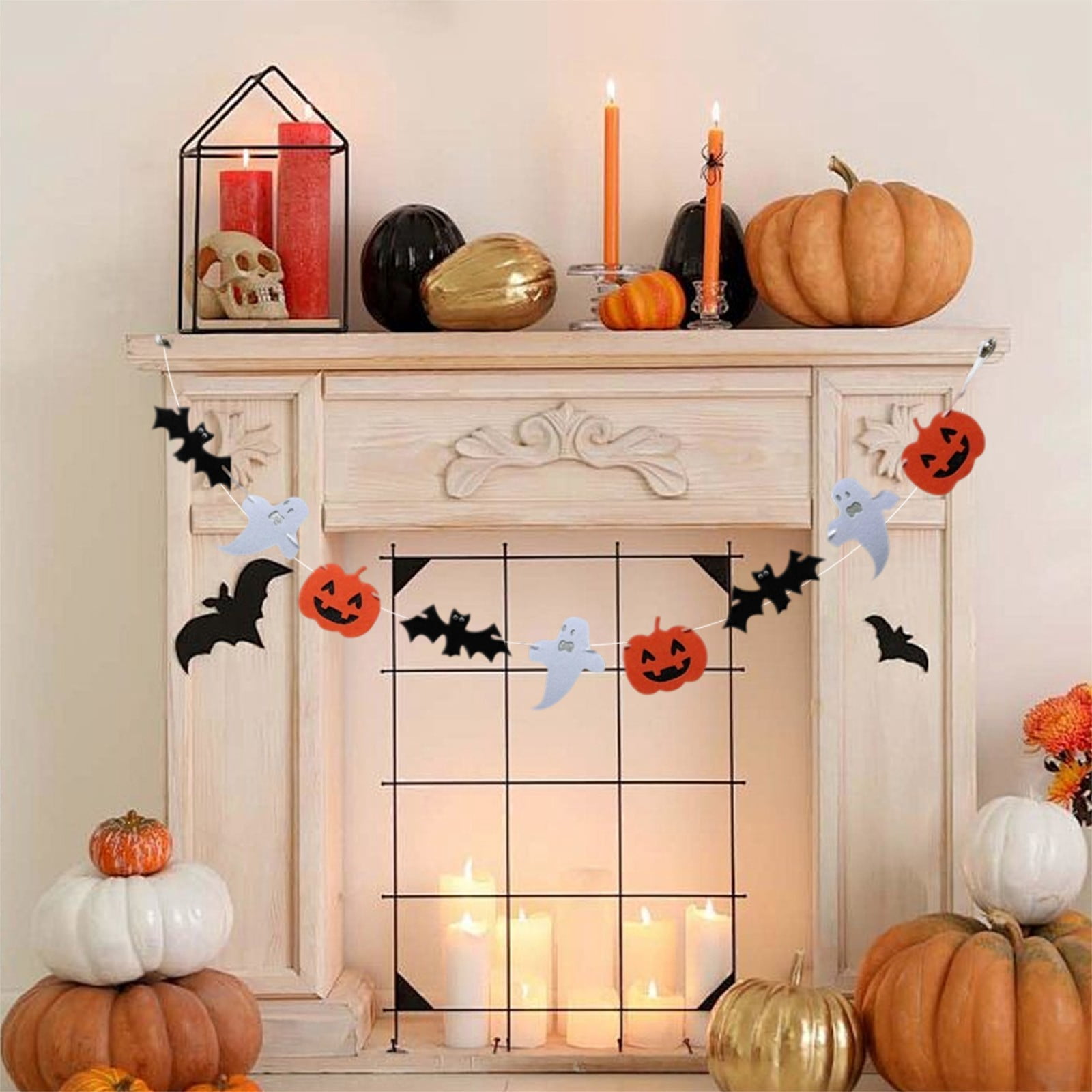 Halloween Ghost Banner Hanging cloth Decor Spooky Banner Black Party ...