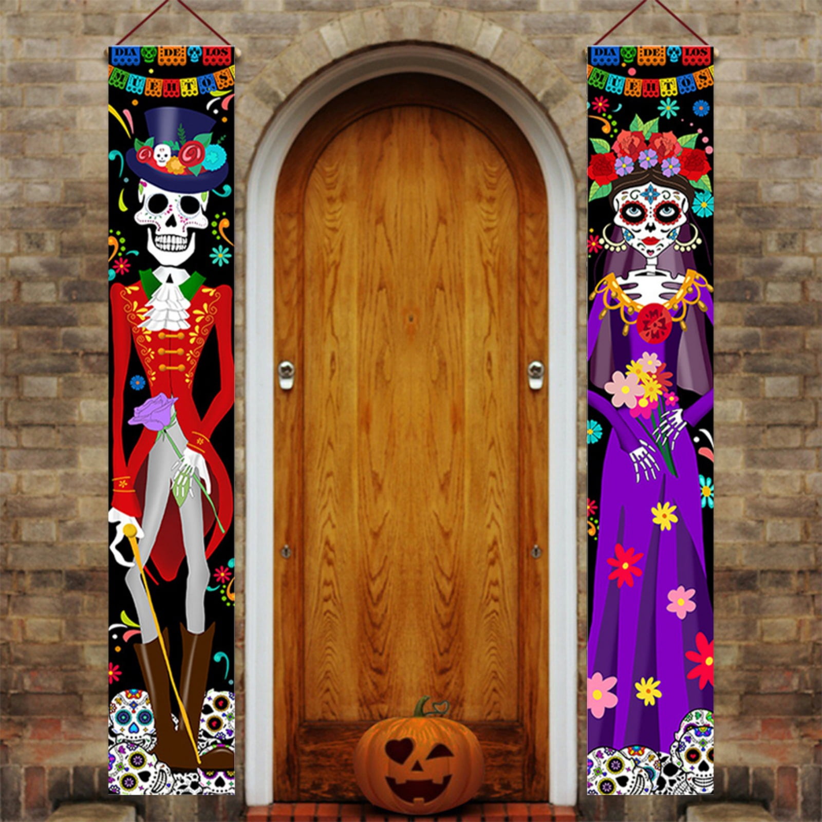 Halloween Ghost Banners Welcome Halloween Decorations Outdoor Halloween ...