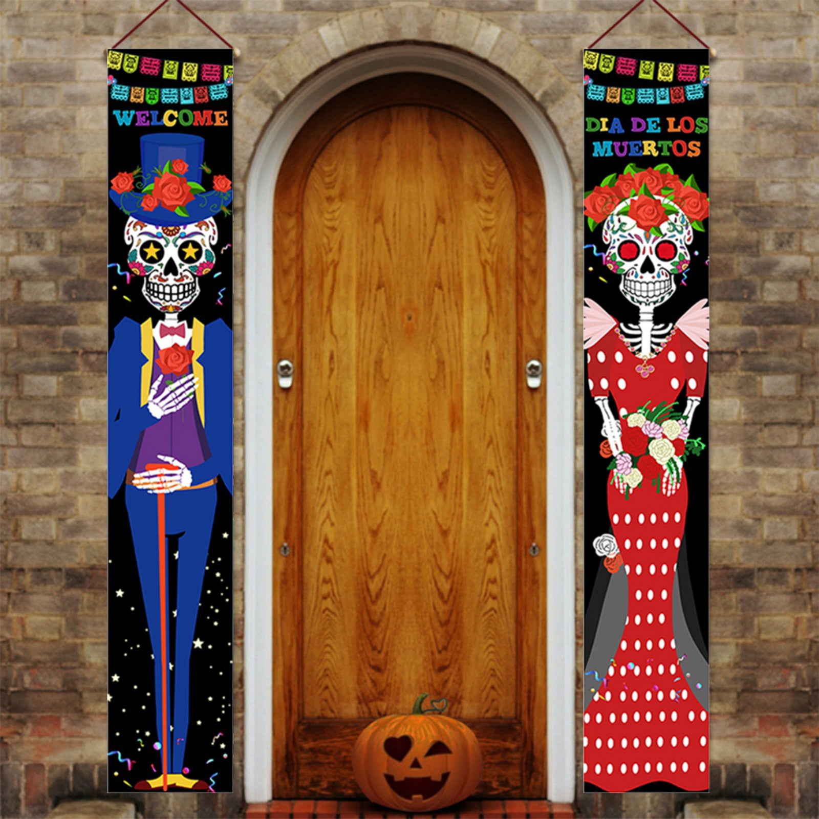 Halloween Ghost Banners Welcome Halloween Decorations Outdoor Halloween ...
