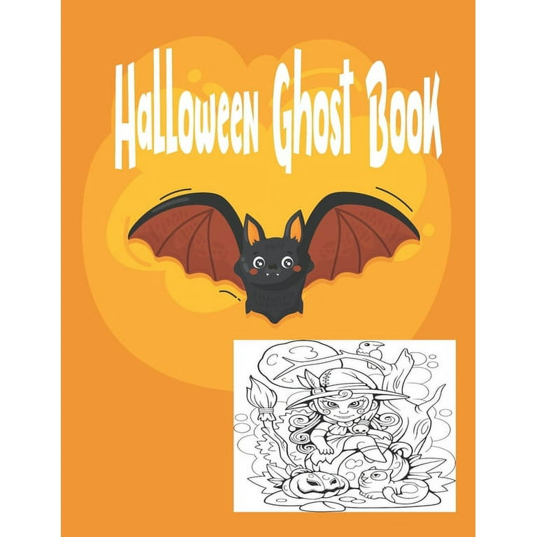 halloween ghost coloring book