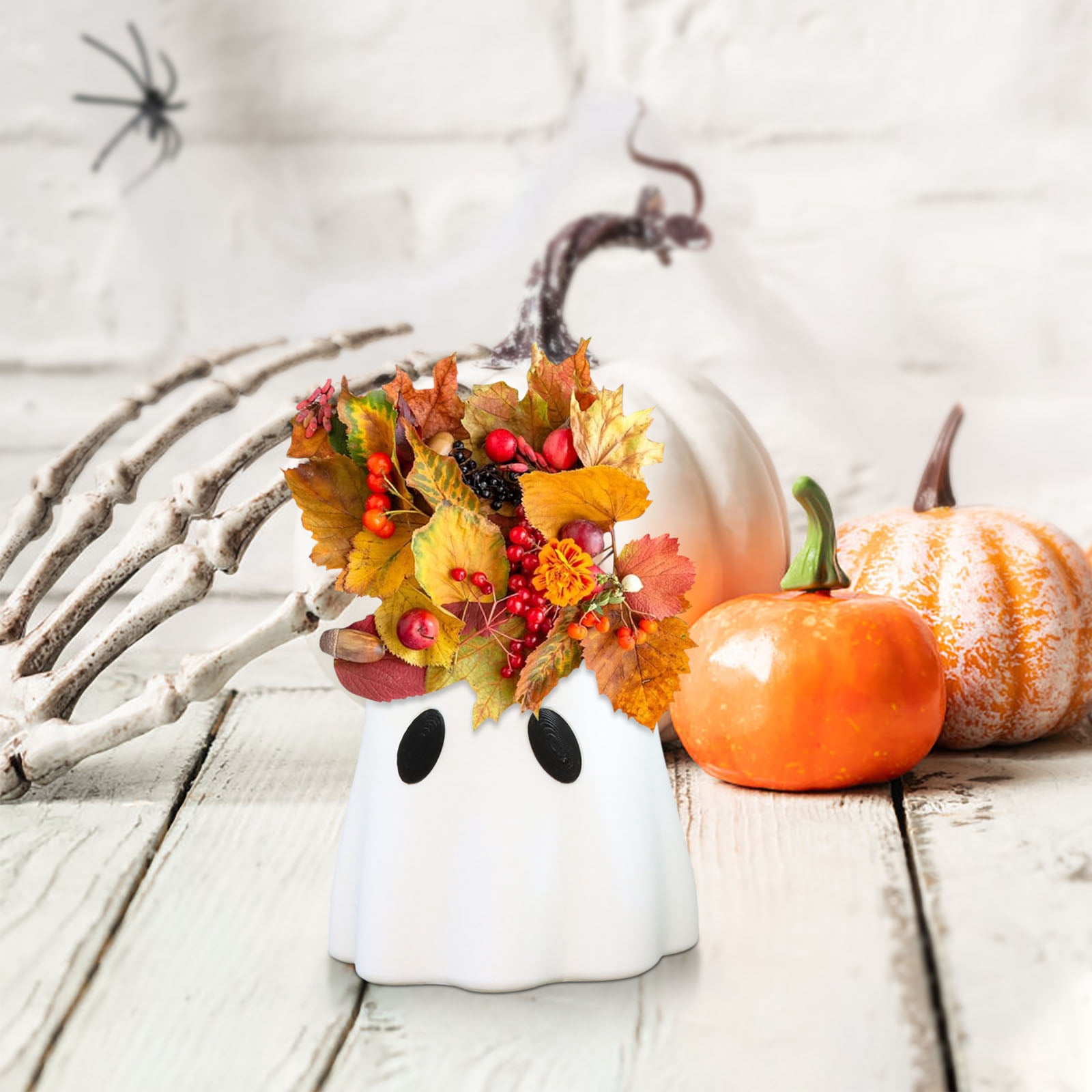 Halloween Ghost Bucket Decor, 2024 New Cutest Ghost Vase Bucket, Funny ...