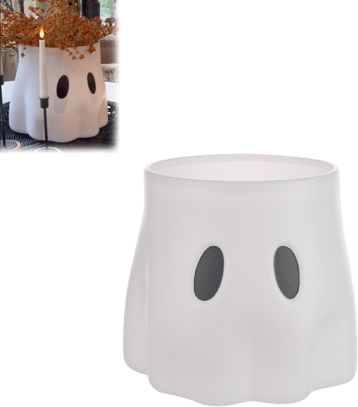 Halloween Ghost Bucket Decor, Ghost Planter, 2024 New Cutest Ghost ...