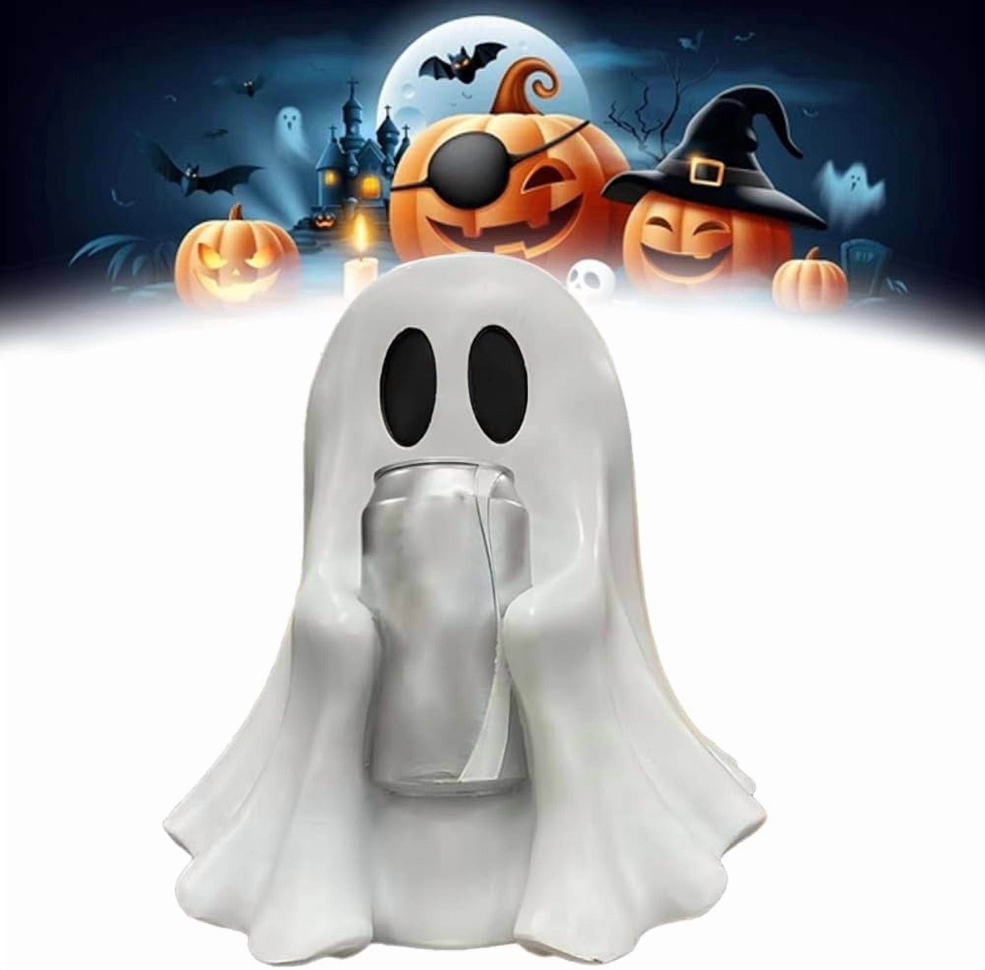 Halloween Ghost Can Holder – Funny Day of the Dead Indoor Halloween ...