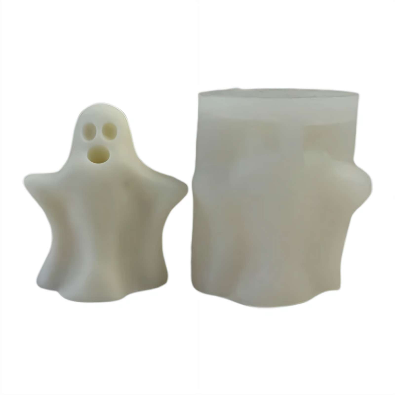 Halloween Ghost Candle Molds, Silicone 3D Ghost Shape Molds for DIY ...