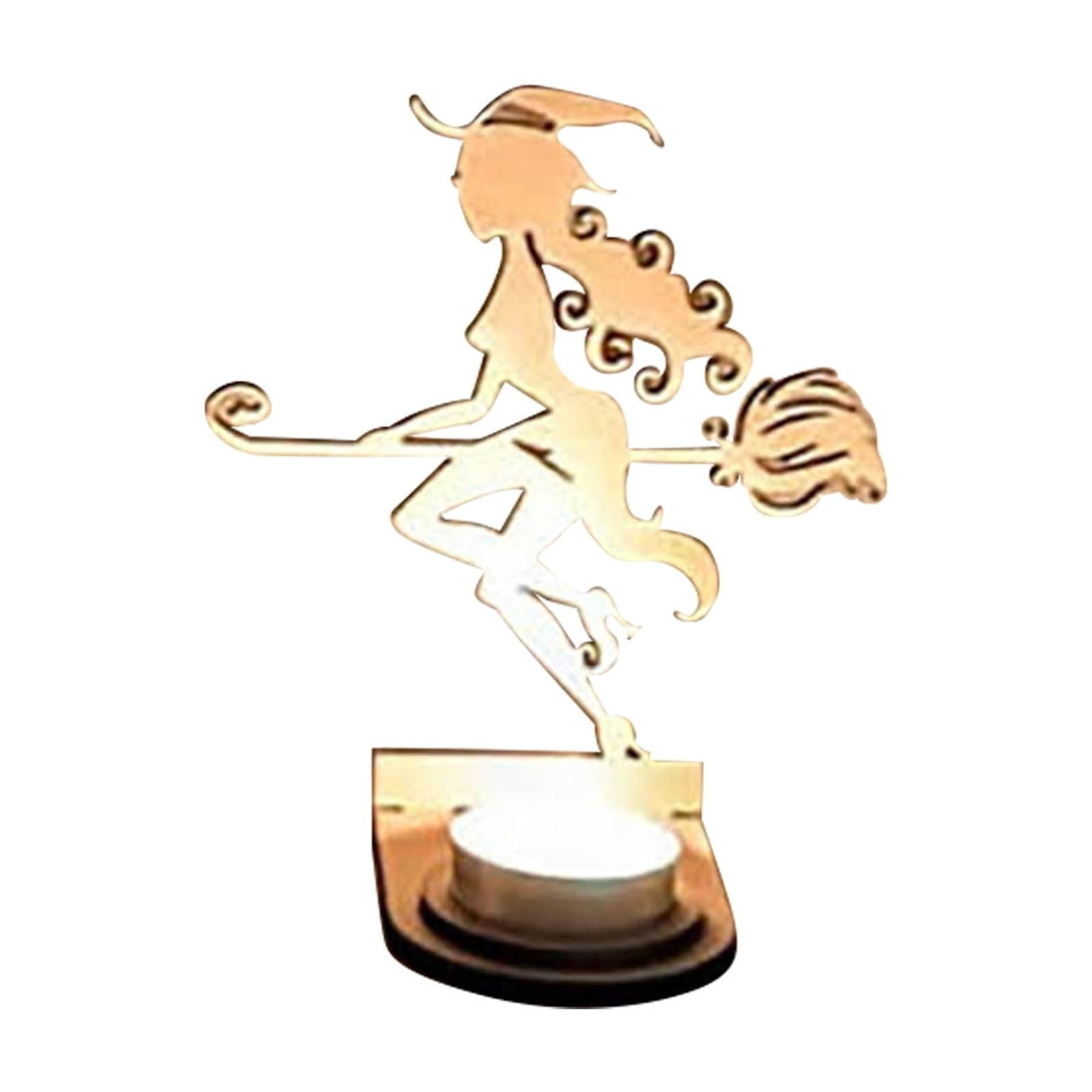 Halloween Ghost Candles, Wood Ghost Cutouts Halloween Wood Ghost Crafts Room Tabletop Decor DIY ...