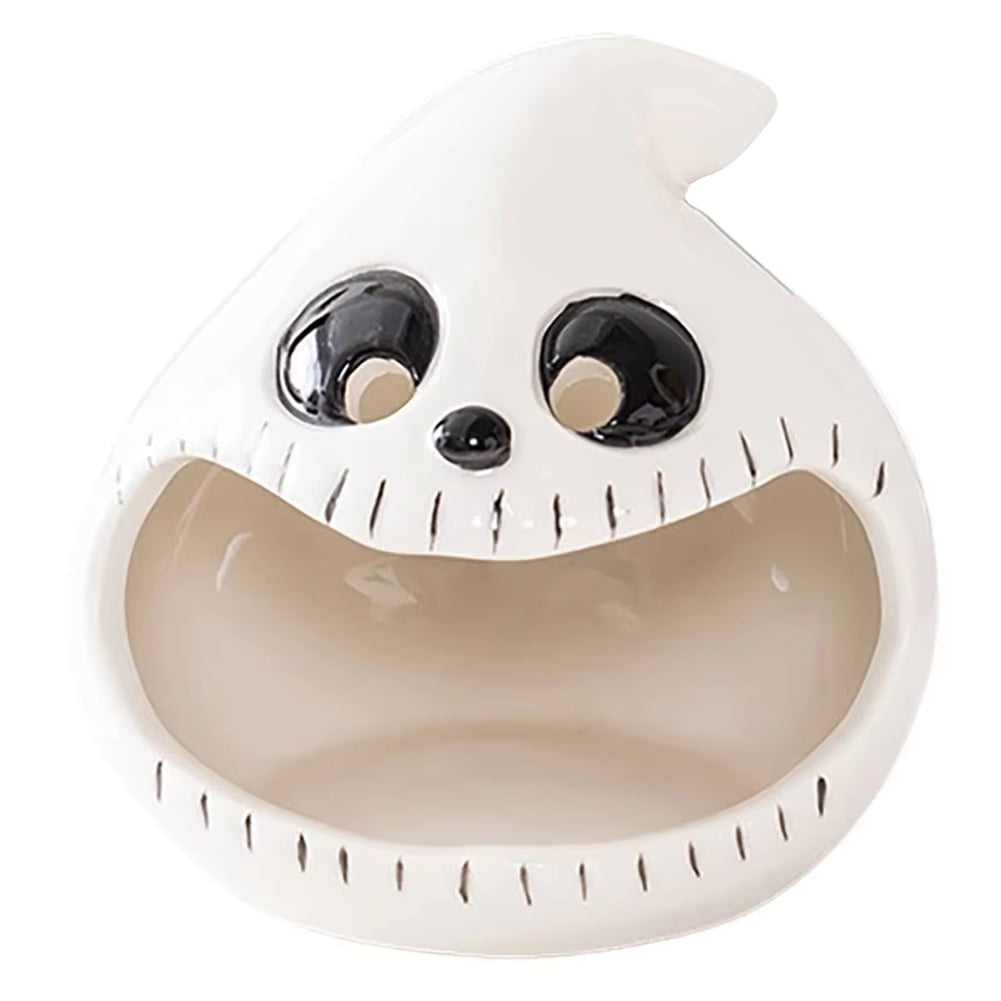 Halloween Ghost Candlestick Halloween Decoration, Ceramic Ghost Candle ...