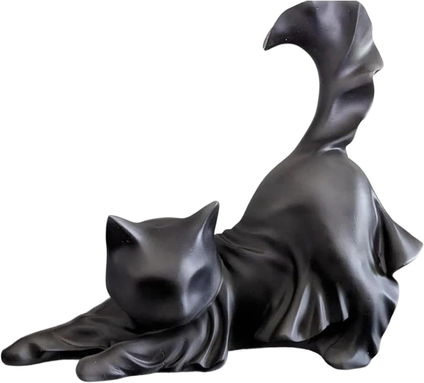 Halloween Ghost Cat Figure, Ghost Cat Halloween Ornament for Home ...