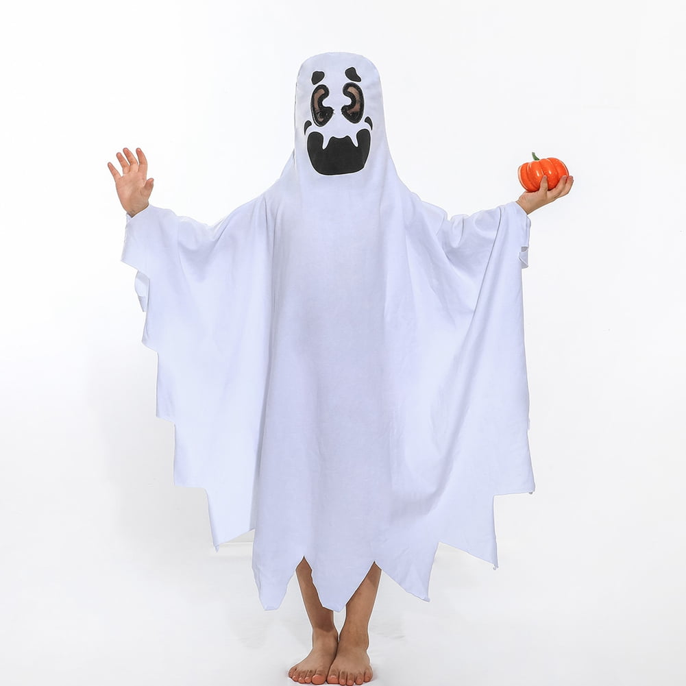 Halloween Ghost Cloak Costume,Spooky Ghost Costume for Child - Walmart.com