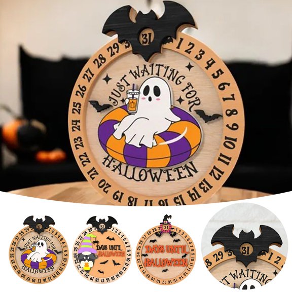 Tiitstoy Halloween Coffin Calendar with Moveable Halloween Decoration ...