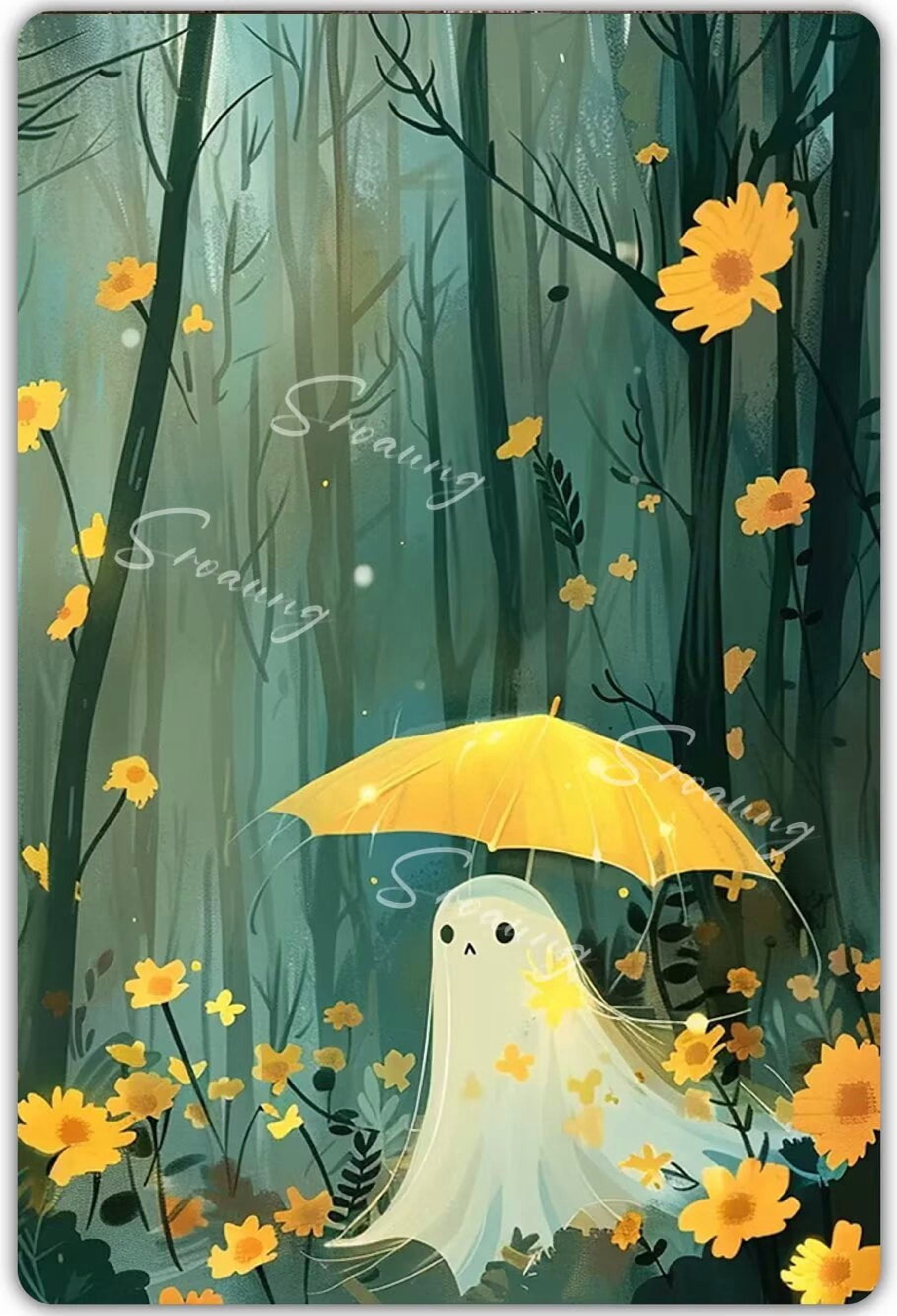 Halloween Ghost Diamond Art Kits for Adults - 5D Cute Ghost Is In The ...