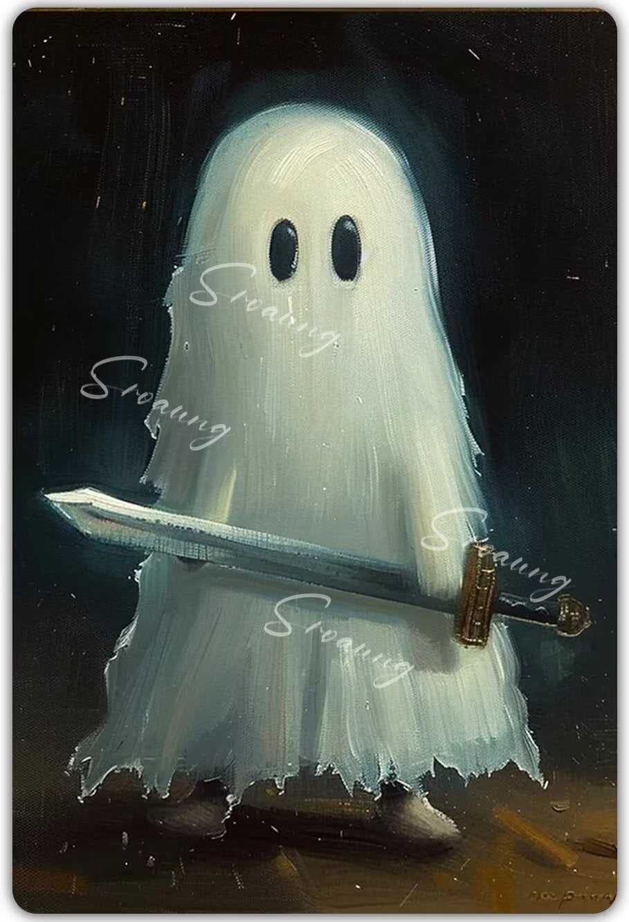 Halloween Ghost Diamond Art Painting Kits for Adults, The Ghost With ...