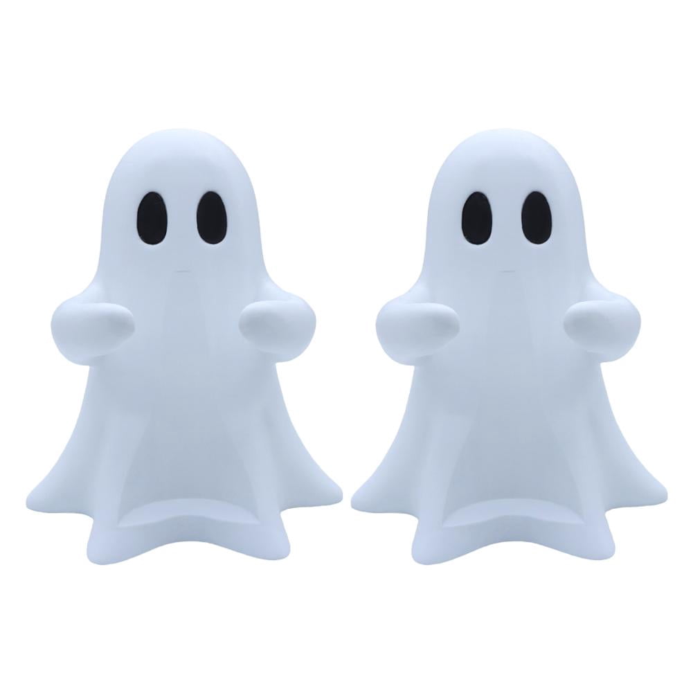 Halloween Ghost Drink Holder Statue, Quirky Ghost Holding Beverage Can ...
