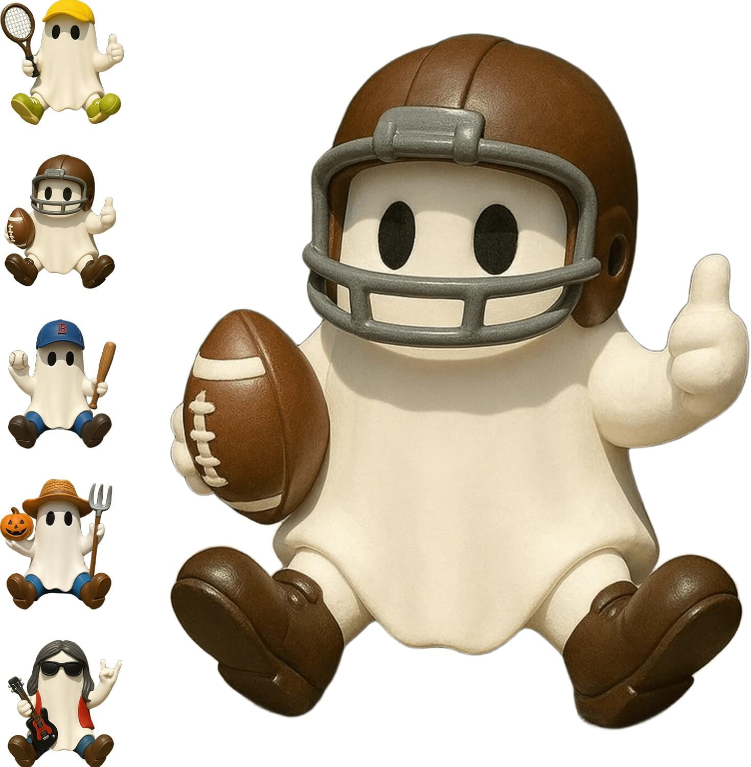 Halloween Ghost Figures - 4.7" Characters Ghost Statue Figures, Cute ...