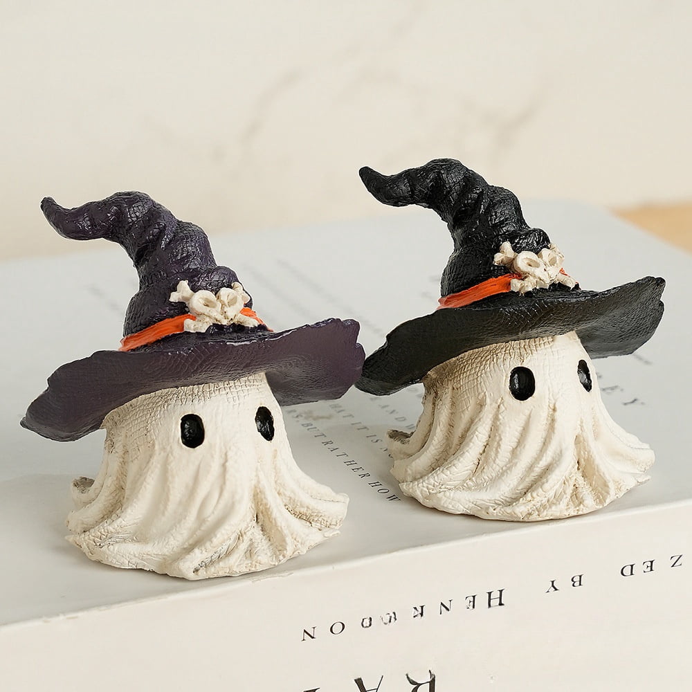 Halloween Ghost Figurine | Spooky Cute Ghost Statue | Indoor Outdoor ...