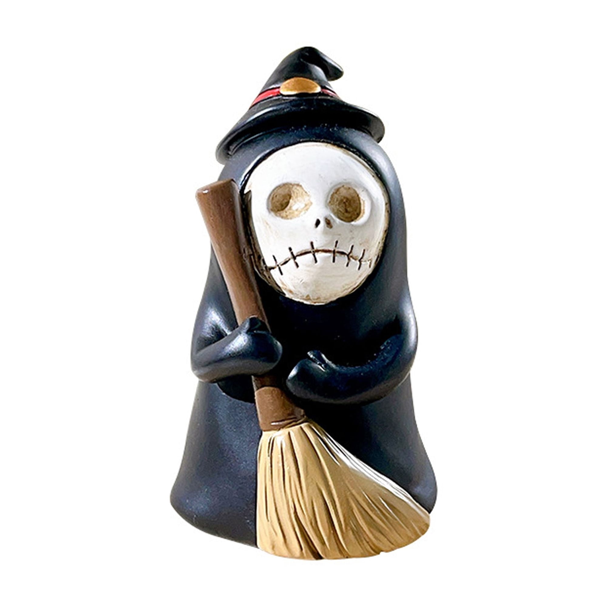 Halloween Ghost Figurines Miniature Wizard Faceless Terror Statue ...