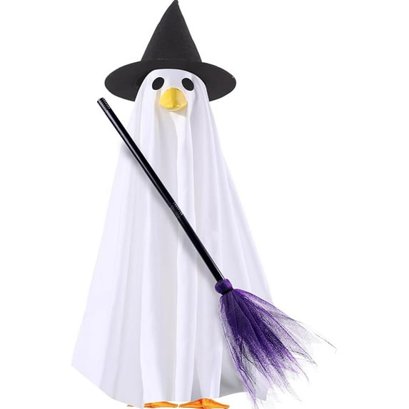 Halloween Ghost Goose Outfit Lawn Porch Goose Clothes Fall Halloween ...