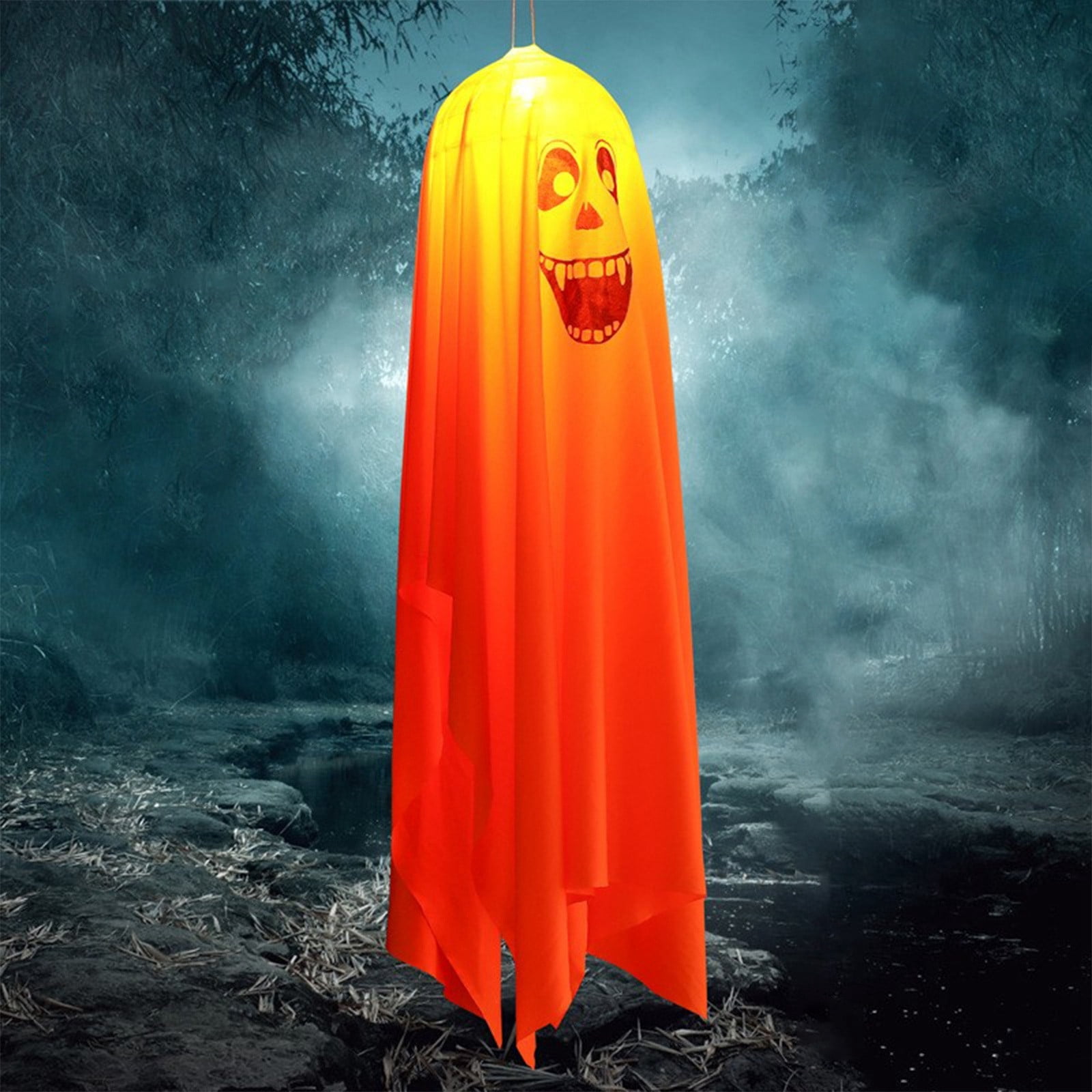 Halloween Ghost Hanging Decorations, Light up Ghost Decor Halloween ...