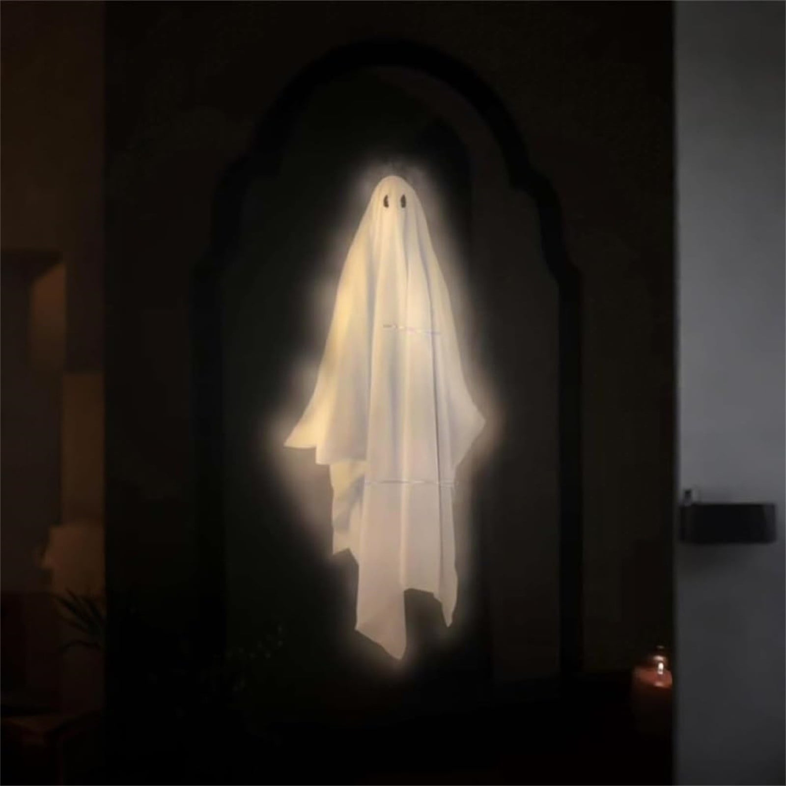 Halloween Ghost Hologram Mirror Decoration, Scary Ghosts of Halloween for Indoor Wall Display ...