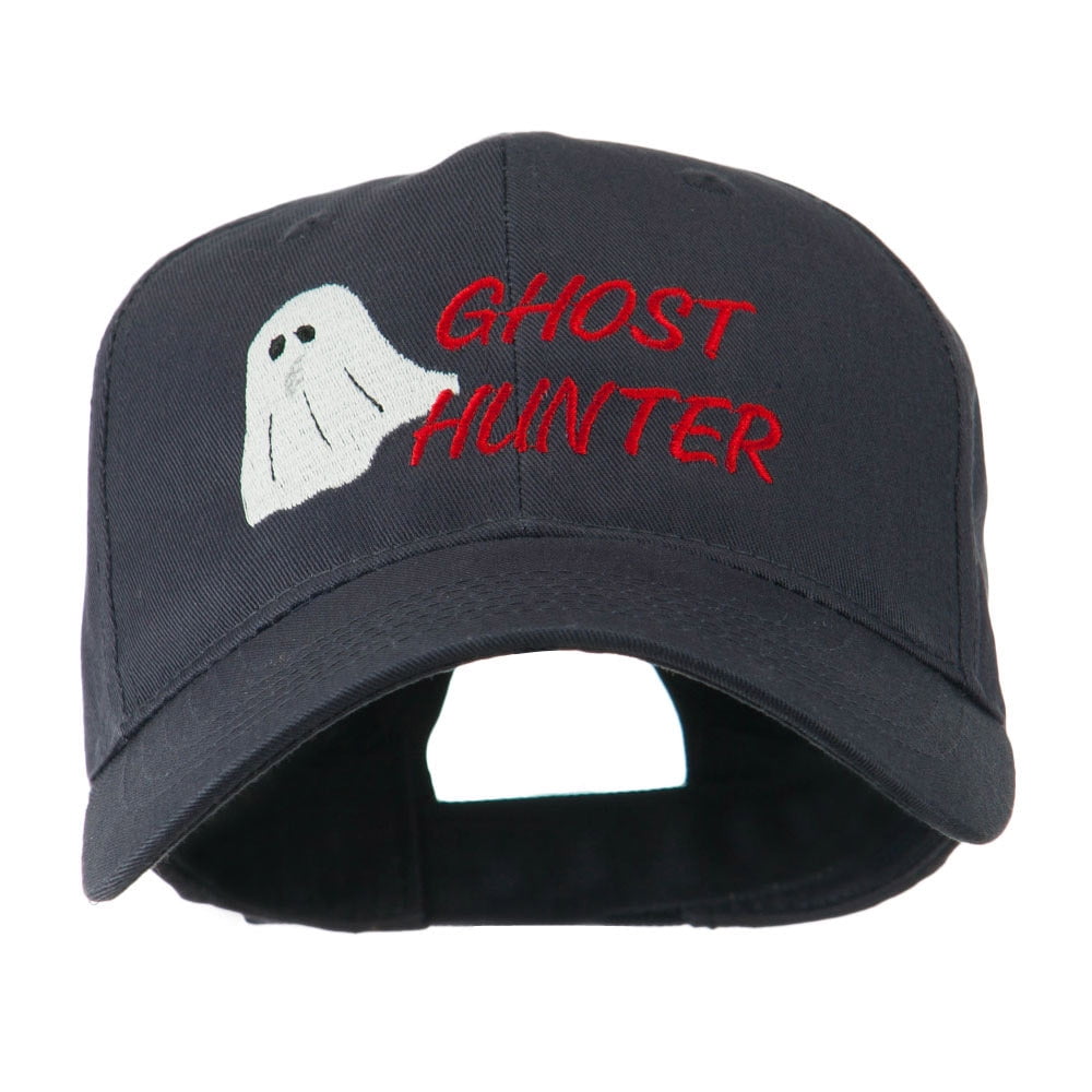 Halloween Ghost Hunter Embroidered Cap - Navy OSFM - Walmart.com