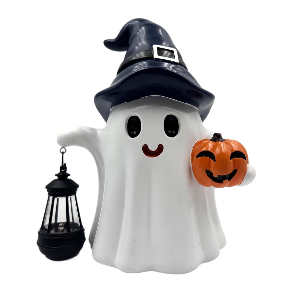 Halloween Ghost Lantern Decoration Ornamen With Solar Powered/LED Light ...