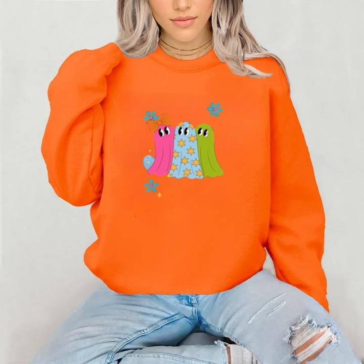 Halloween Ghost Neon Retro 80s Style Creepy Vaporwave Themed Graphic ...