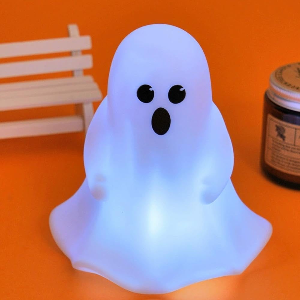 Halloween Ghost Night Light, 2025 Adorable Ghost Lamps, Spooky LED ...