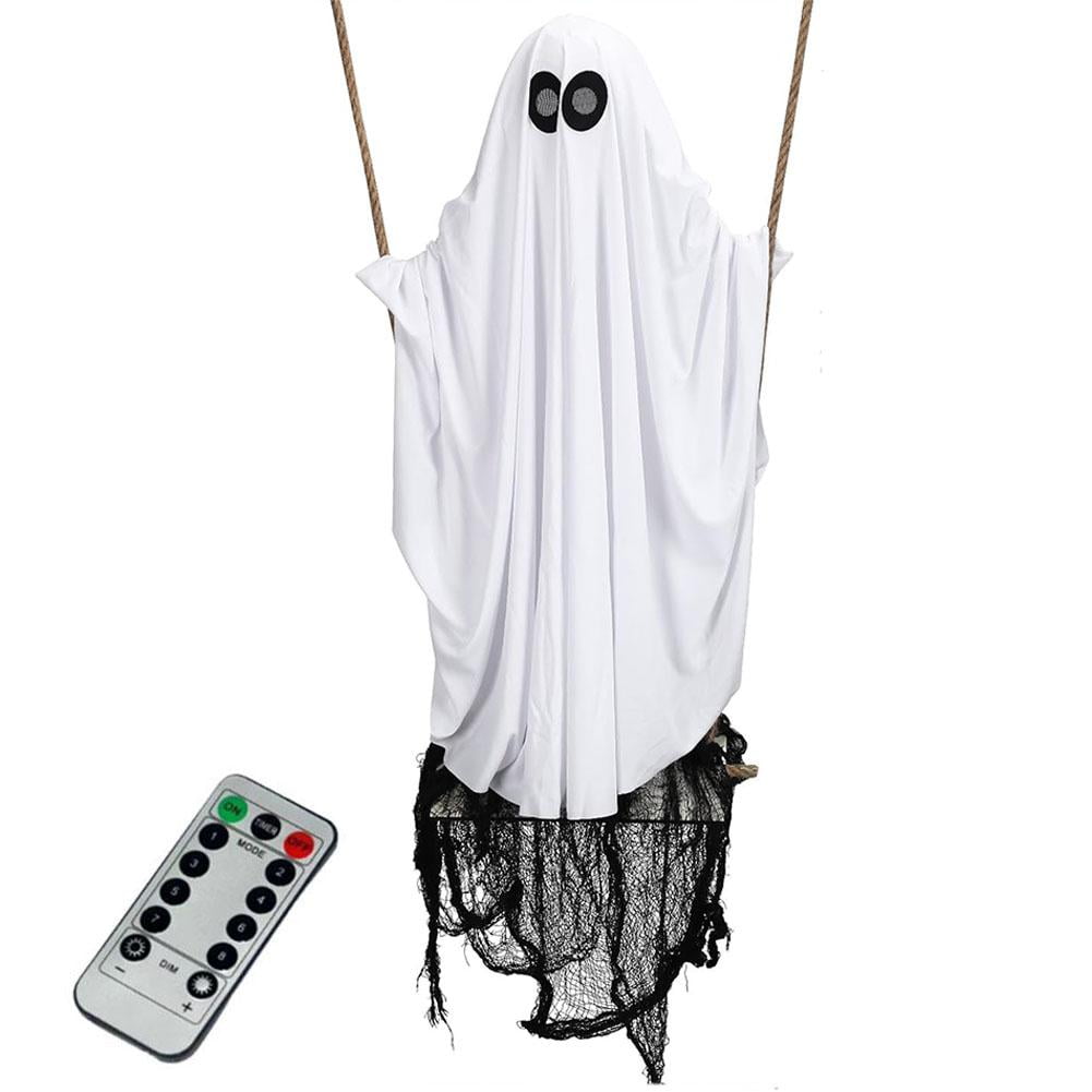 Halloween Ghost On A Swing Outdoor Haunted House Decor,Hanging Swing ...