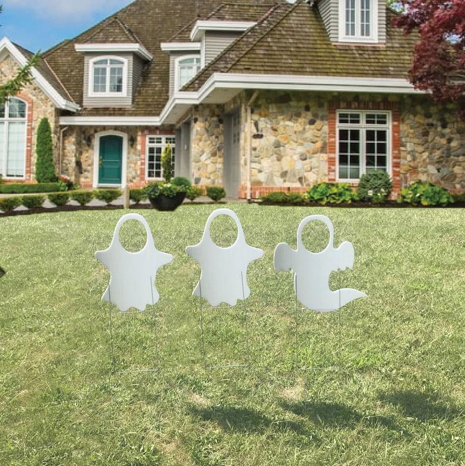 Halloween Ghost Photo Prop Cut Out Yard Card - Walmart.com