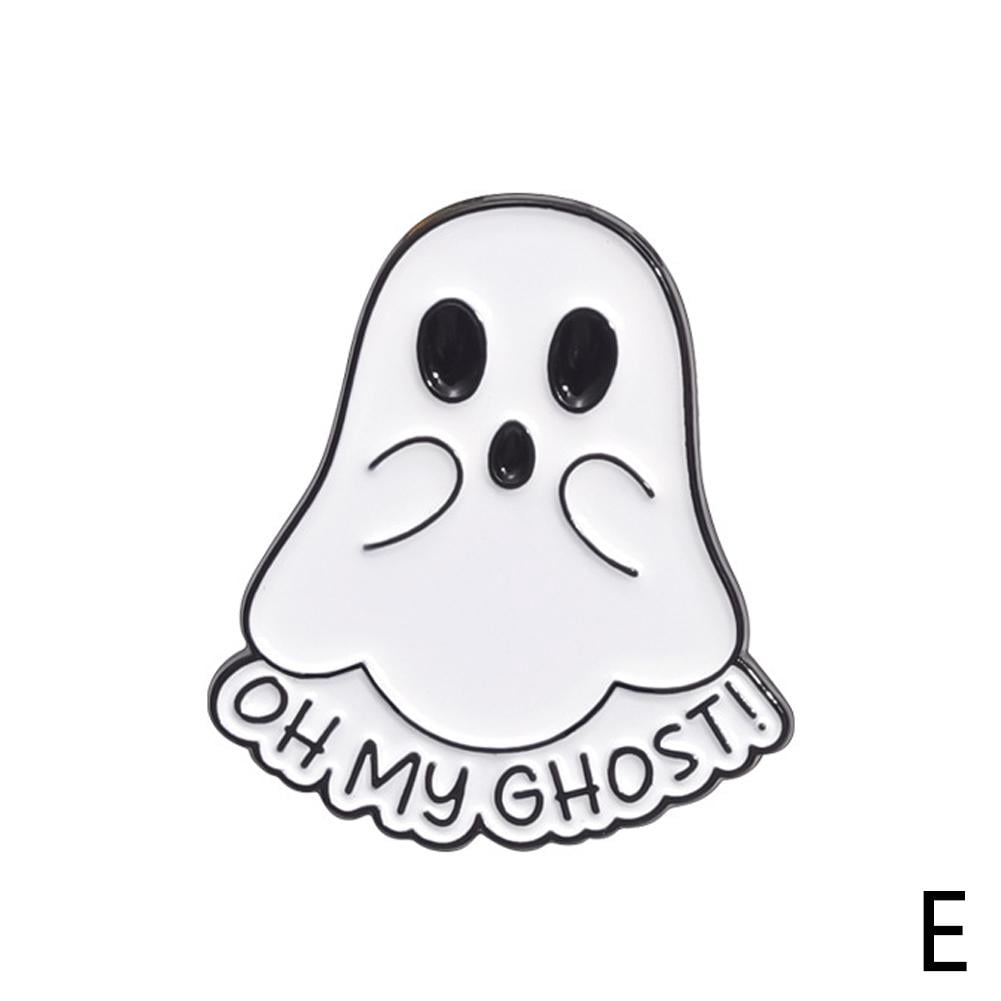 Halloween Ghost Pin- Enamel Lapel Pins for Gifts (1 Pack 1.2 Inch ...