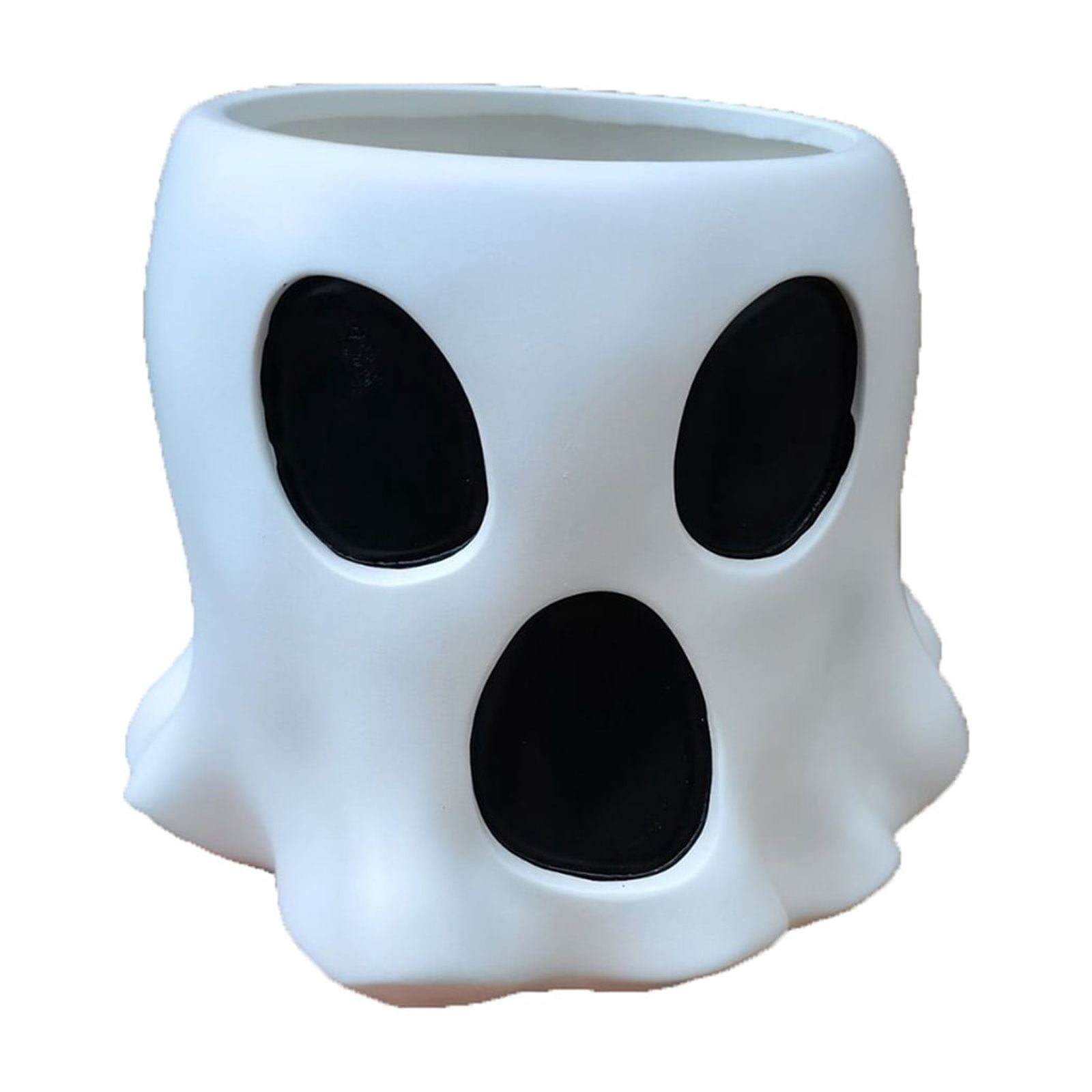 Halloween Ghost Plant Pots, Resin Planters for Indoor/Outdoor Use, Cute ...