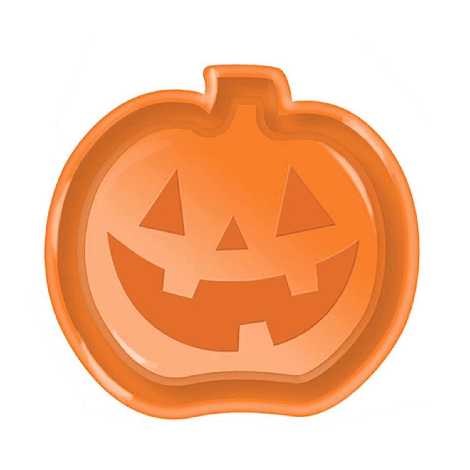 Halloween Ghost, Pumpkin Bat Candy Tray Plastic Dessert Serving Plate ...