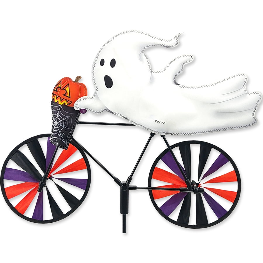 Halloween Ghost Pumpkin Bike Bicycle Wind Spinner 20" - Walmart.com