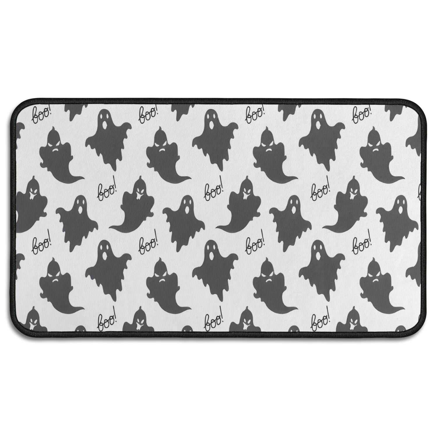 Halloween Ghost Silhouette Pattern Door Rugs,Washable Non Slip Door ...