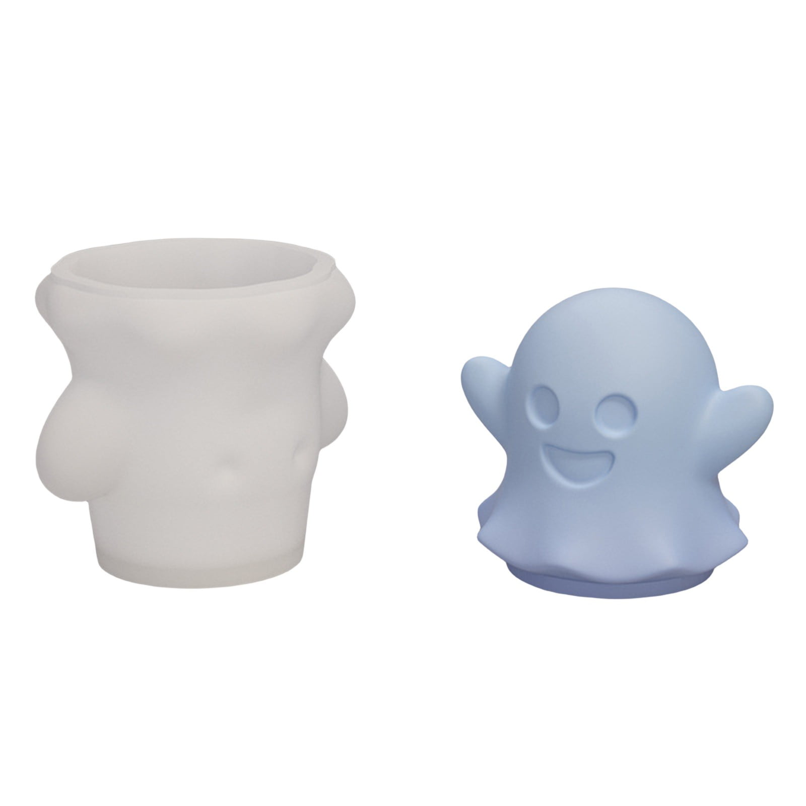 Halloween Ghost Silicone Mold - 3D Spooky Ghost Molds for Candles ...