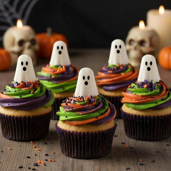 Halloween Ghost Silicone Mold for Chocolate, 8 Cavities Chocolate Mold ...