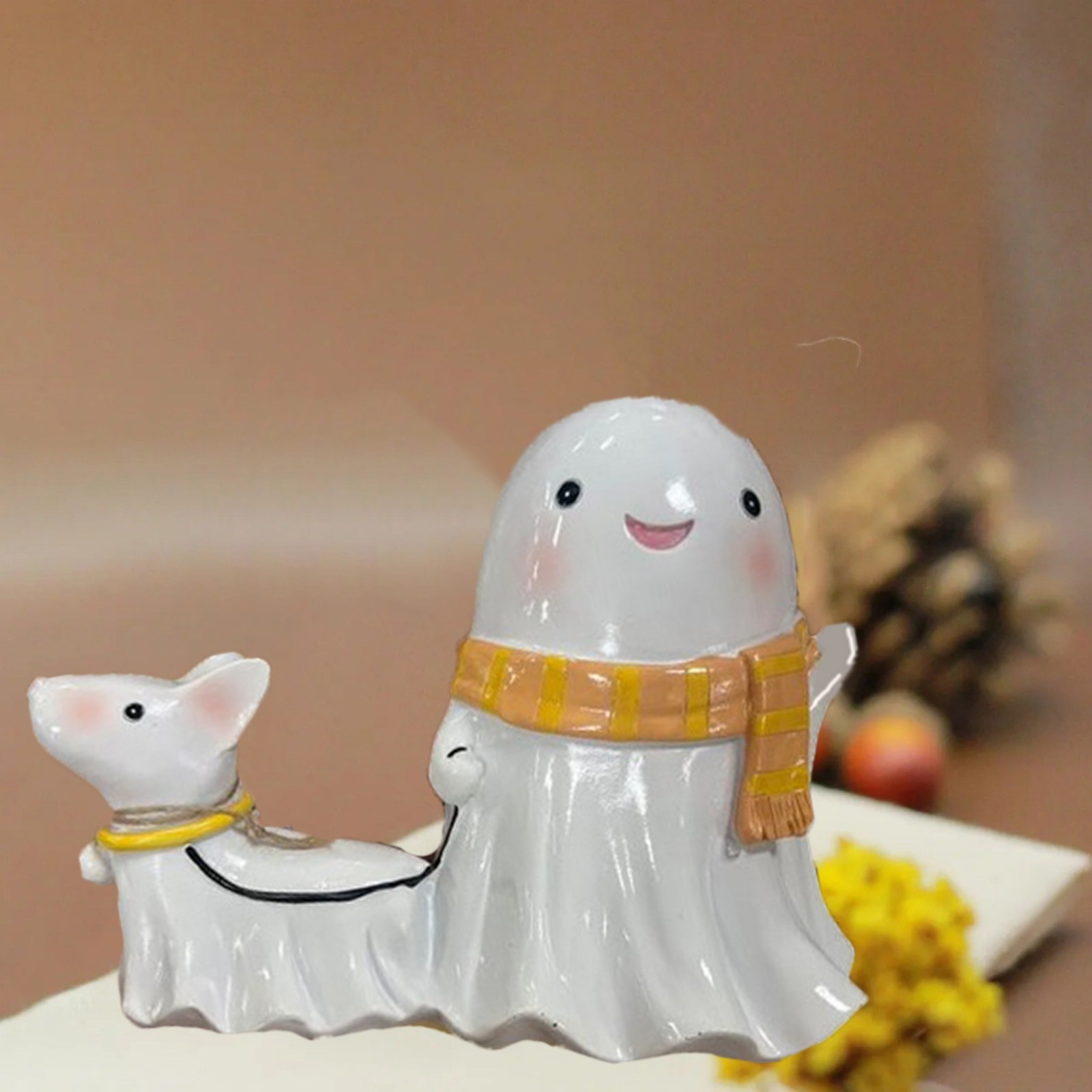 Halloween Ghost Walking Dog Statue 5.1 in, Halloween Ghost Dog Statues ...