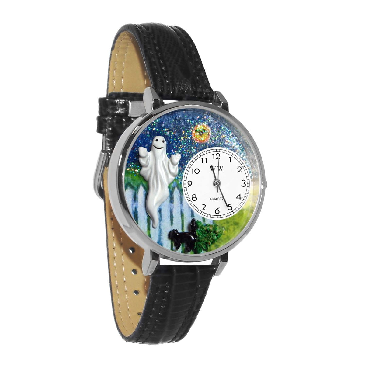 Halloween Ghost Watch in Silver (Large) - Walmart.com