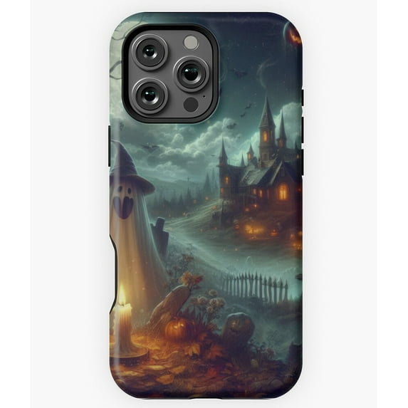 Halloween Ghost with pumpkin and candles Halloween Ghost Halloween ...