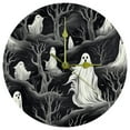 Halloween Ghosts Circular Acrylic Wall Clock - Elegant and Stylish ...