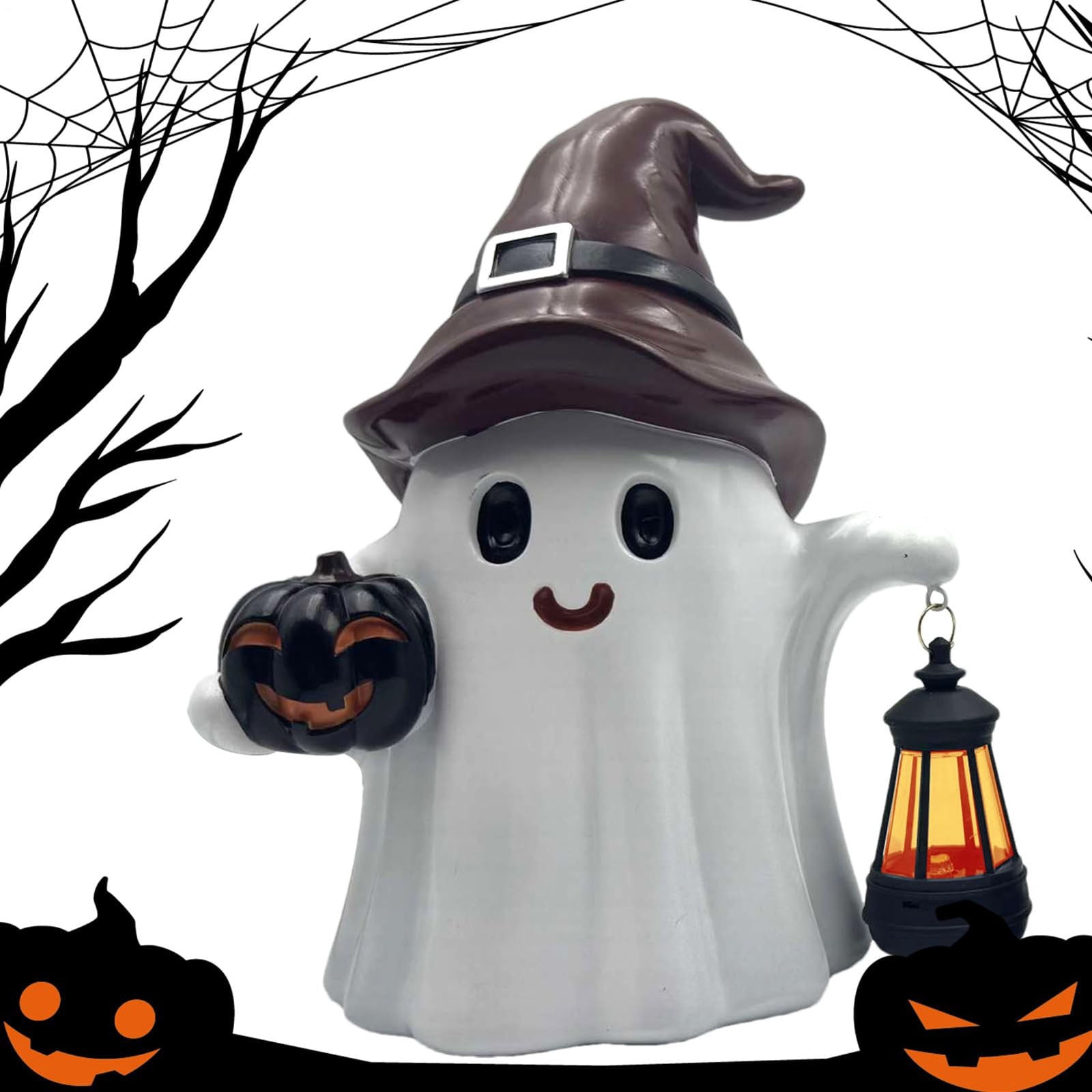Halloween Ghosts Decoration Solar Lantern | Indoor Outdoor Halloween ...