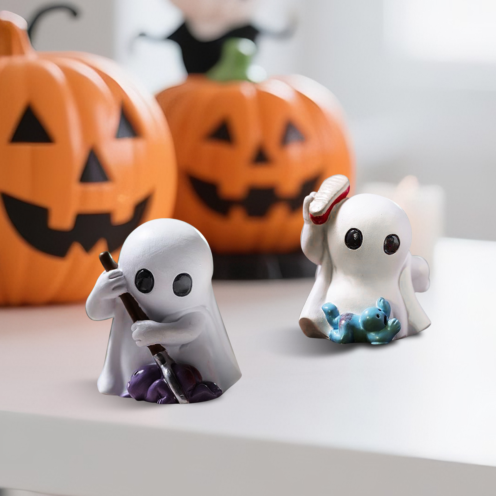 Halloween Ghosts Decorations Cute Desktop Ghostly Ornaments Creative ...