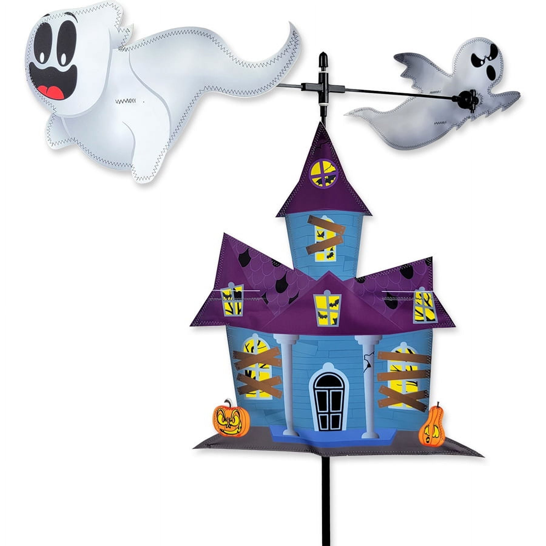 Halloween Ghosts Haunted House Carousel Wind Spinner - Walmart.com