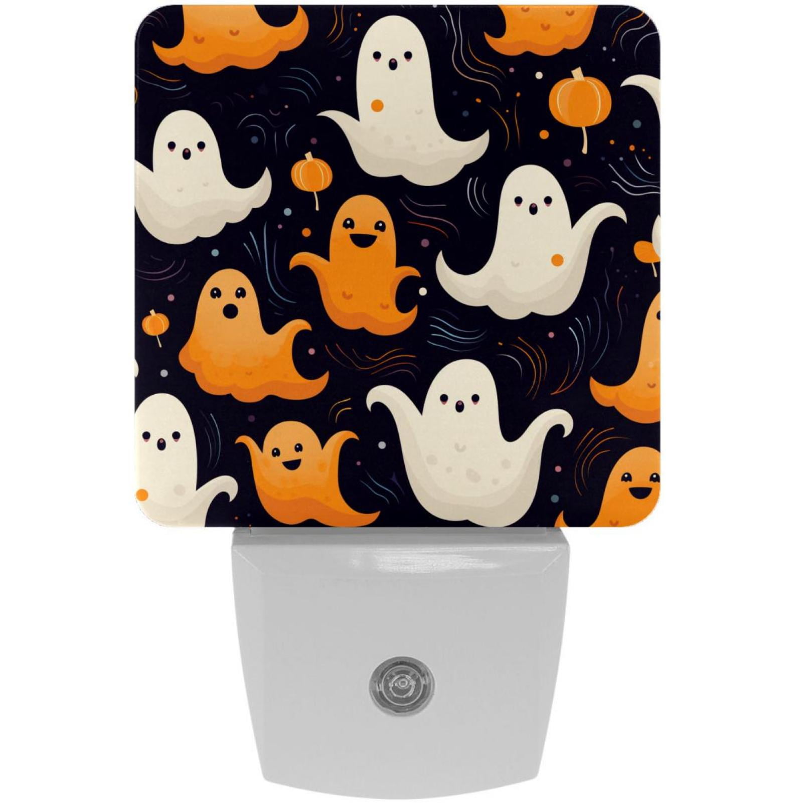 Halloween Ghosts LED Square Night Light - Compact and Energy Efficient ...