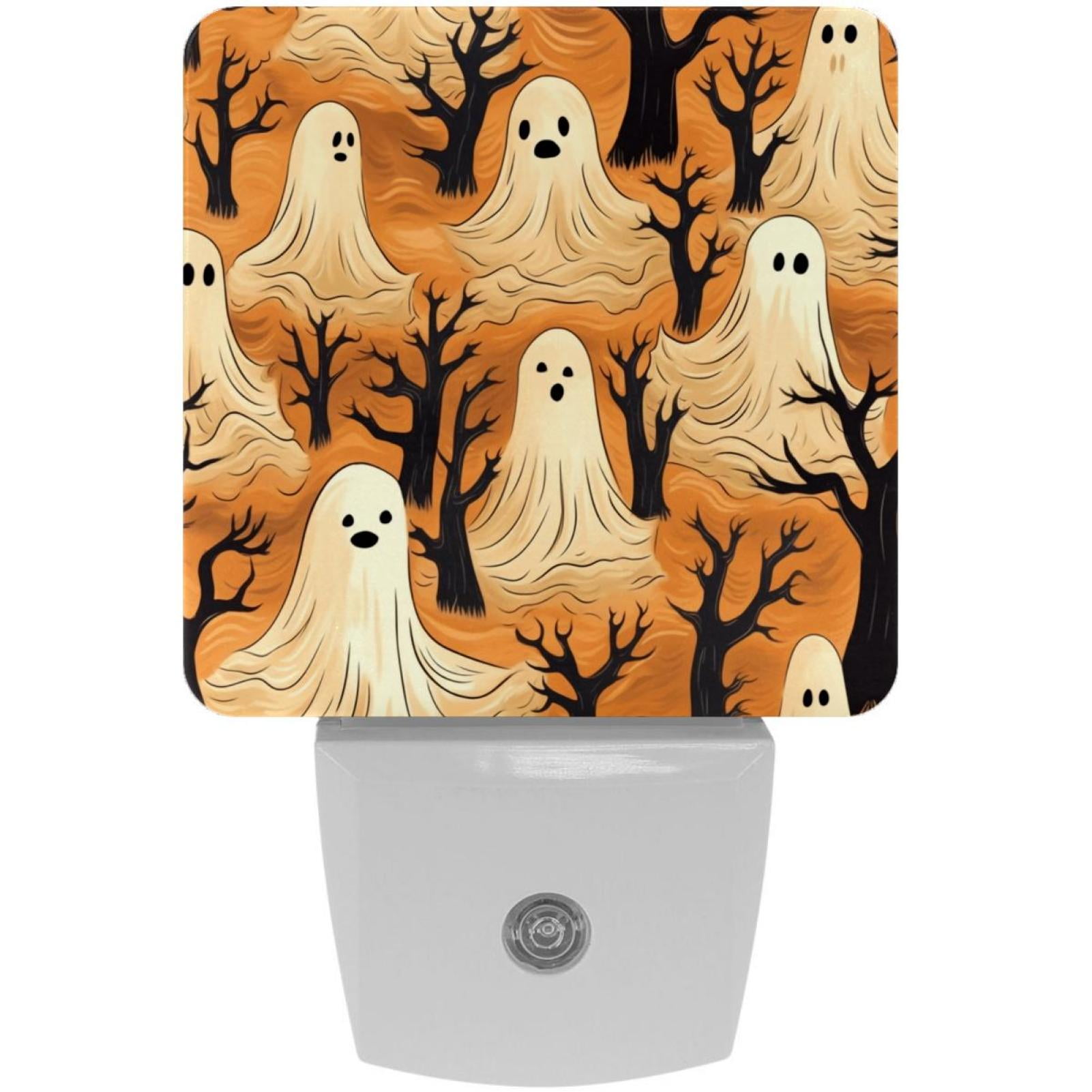 Halloween Ghosts LED Square Night Lights - Bedside Lighting Solution ...